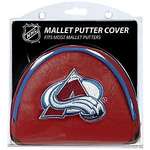 Team Golf NHL Colorado Avalanche Golf Mallet Putter Cover Golf Club Mallet Putter Headcover, Fits Most Mallet Putters, Scotty Cameron, Daddy Long Legs, Taylormade, Odyssey, Titleist, Ping, Callaway