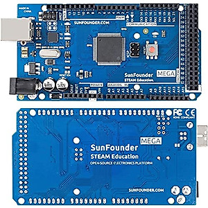 SunFounder MEGA Board Compatible with Arduino IDE ATMEGA2560 ATmega16AU + USB Cable