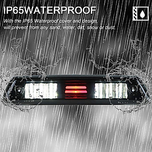 For 09-14 Ford F150 F-150 LED Third 3rd Brake Light High Mount Brake Light Cargo Lamp (Smoked lens)