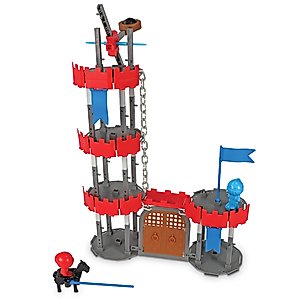 Learning Resources Engineering & Design Castle Set, STEM, Critical Thinking, Problem Solving, and Early Engineering Skills Toy, 123 Pieces, Ages 5+