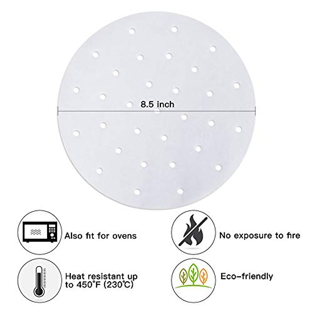 200Pcs Air Fryer Liners