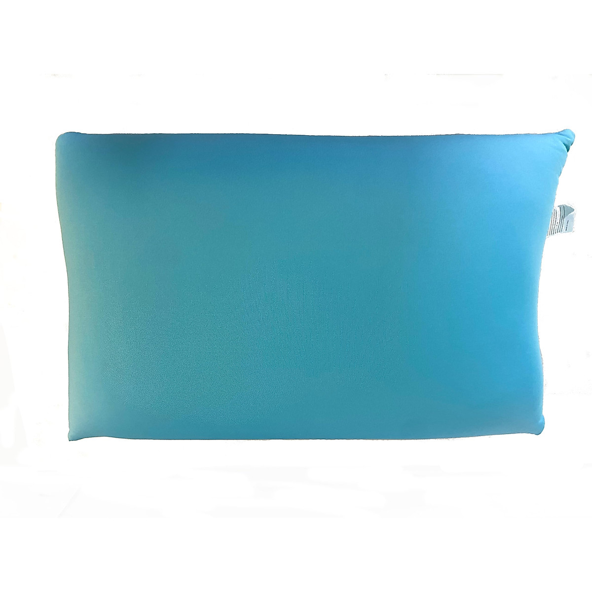 Mushy Pillows Luxurious Rectangle Microbead Pillow Moldable Support & Durability 17 X 10 (Light Blue)