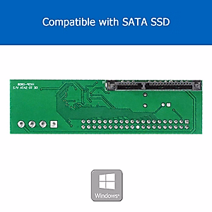 GODSHARK 2.5 inch SATA to 3.5 inch IDE Adapter, 2.5 or 3.5 Inch HDD or SSD SATA Hard Drive to 40 Pin 3.5 Inch PATA Desktop Converter Card