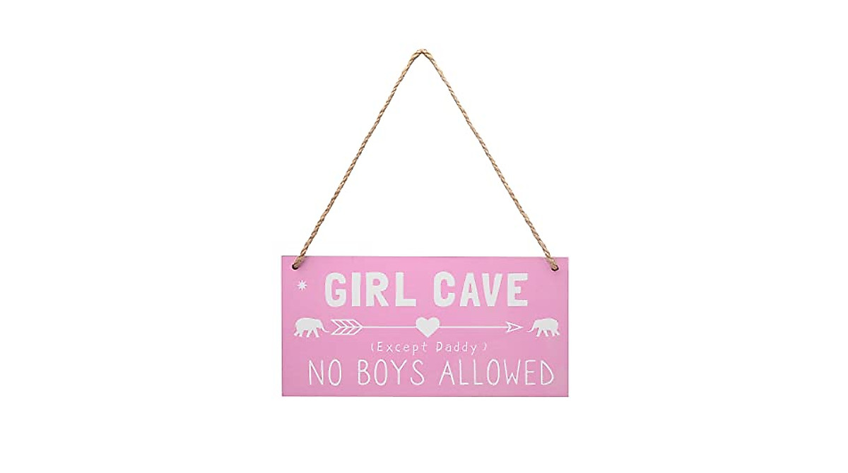 Utuichuo Girl Cave Sign - Perfect for Girls Bedroom Decor