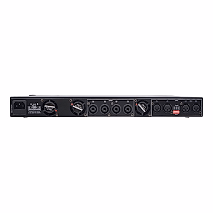 Sound Town Ultra-Lightweight 1U 4-Channel PA/DJ Power Amplifier, 4 x 1400W at 4-ohm, Supports 2, 4 & 8-ohm (ST-UPDM4C)