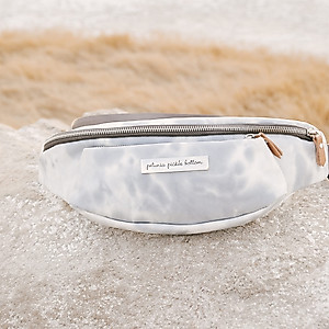 Petunia Pickle Bottom All Around Belt Bag - Everywhere Belt Bag for Parents - Better Than a Fanny Pack Belt Bag - Water Resistant and Easy-to-Clean Belt Bag for On-The-Go Moms and Dads - Smoked Swirl