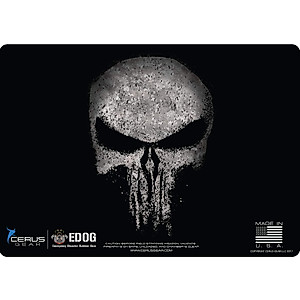 EDOG The Reaper Distressed CERUS Gear Angel of Death Promat Heavy Duty Pistol Cleaning 12x17 Padded Gun-Work Surface Protector Mat Solvent & Oil Resistant & Bonus