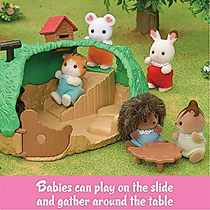 Calico Critters Baby Hedgehog Hideout Playset; Collectible Dollhouse Toy with Figure & Environment Included