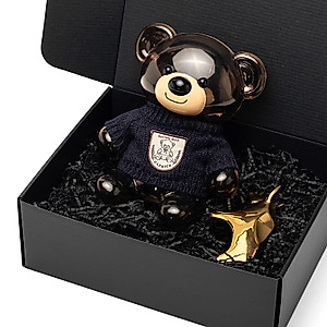 Mcfleet 1 LB Crinkle Cut Paper Shred Filler Black Crinkle Paper Shredded Paper for Gift Box - Gift Basket Filler - Gift Box Stuffing for Christmas, Halloween Packaging Wrapping