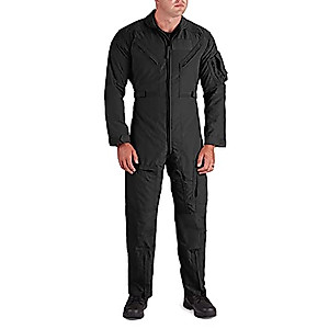 Propper Men's CWU 27/P Nomex Flight Suit, Black, 42 Regular