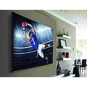 QualGear QG-TM-002-BLK 37-Inch to 70-Inch Universal Ultra Slim Low Profile Fixed Wall Mount LED TVs, Black