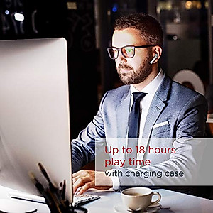 Motorola VerveBuds 800 True Wireless in-Ear Headphones - IPX4 Cordless Earbuds with Dual Noise-Cancelling Mic, Charging Case - Bluetooth 5.0 Headset Earpiece - 6H Playtime, Voice Assistant Compatible