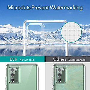 ESR Metal Kickstand Case for Samsung Galaxy Note20, Clear