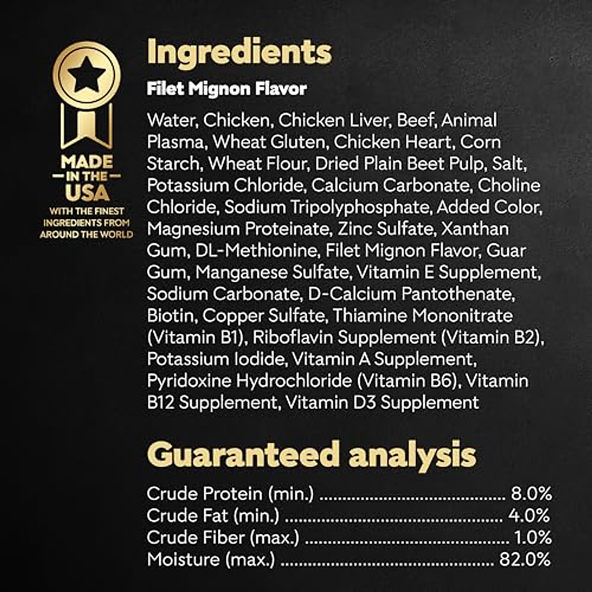 CESAR Adult Soft Wet Dog Food Filets in Gravy, Filet Mignon Flavor, 3.5 oz. Tray