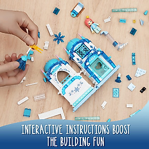 DDAI Girls Building Blocks Toys Frozen Ice Castle Building Kit for Girls Adorable Construction Toy Palace Brick Set Best Birthday Gifts for Kids 8-12 Years Old (199PCS)