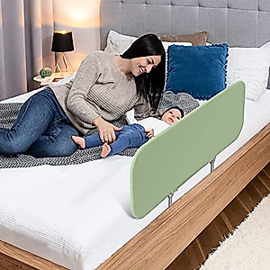 welspo Toddler Bed Rail, Fold Down Safety Kid & Elderly Bed Guard Rail, Portable Child Bed Safety Rail