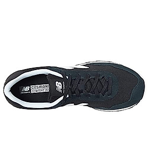 New Balance Women's 515 V3 Sneaker, Black/White 3, 6 Wide