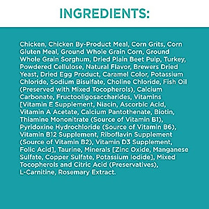 IAMS PROACTIVE HEALTH Adult Indoor Weight Control & Hairball Care Dry Cat Food with Chicken & Turkey Cat Kibble, 22 lb. Bag