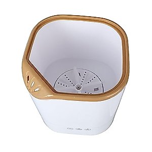 Mini Washer Automatic, Washers Dryers Mini Washing Machine 4L Capacity ABS Draining ABS Portable Washing Machine 100 to 240V EU Plug for Dorms RVs Apartments (US Plug)