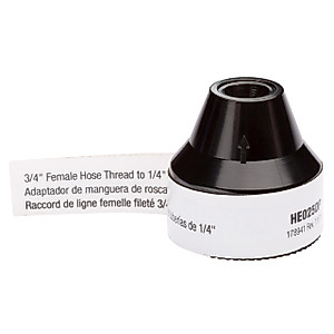 Rain Bird HE025DPS Drip Irrigation Faucet Adapter, 3/4" Female Hose Thread x 1/4" Drip Tubing