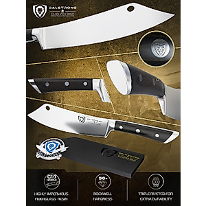 Dalstrong The Gladiator Series Elite Chef & Cleaver Hybrid Knife 8" - "The Crixus Bundled Meat Shredding Claws