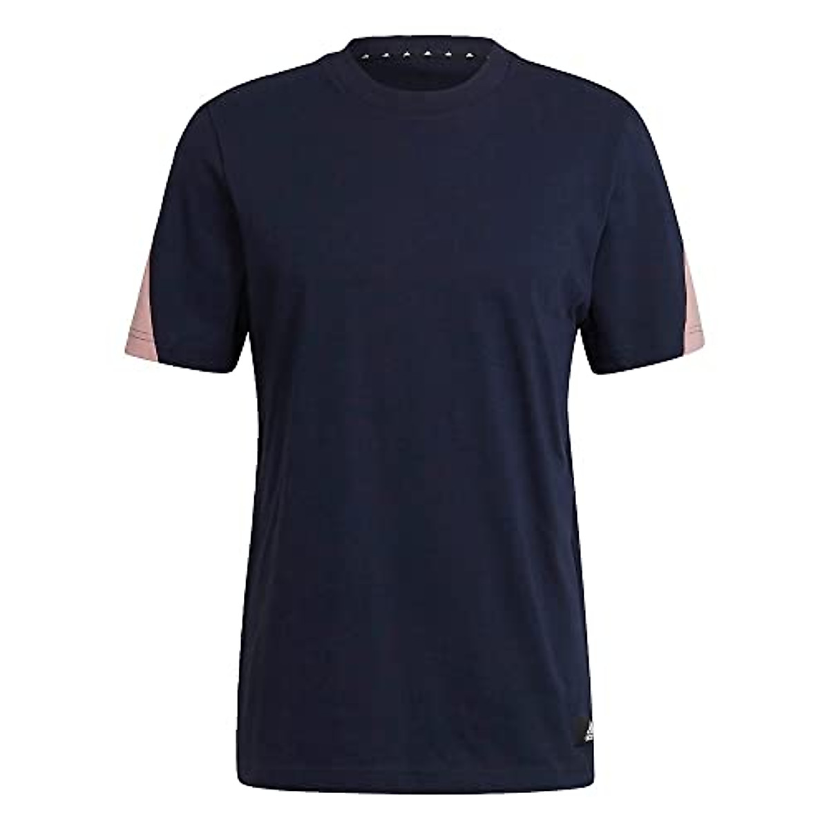 adidas Men's Future Icon Single Jersey Tee, Legend Ink/Wonder Mauve, Large