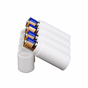 Protect Your Power - Slimline AAA Battery Case, Soft Durable material - Pack of 2 (Holds 4 Batteries)