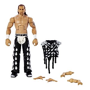 Mattel WWE Shawn Michaels SummerSlam Elite Collection Action Figure Dominik Mysterio Build-A-Figure Parts, Collectible Gift for Ages 8 Years Old & Up