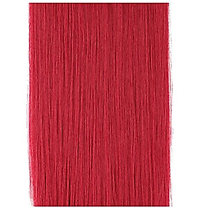 Womens 18 Clips 8pcs Full Head Hair Extensions 26 Inch Long Straight Dark Red Hairpiece