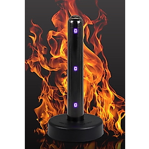 USB Stand-Type Mini Heater Heating Rod Toys Heater Heating Stick Warmer Rod with UV LED,Automatic Temperature Control to 42-46℃,Not for Room/Office Heating