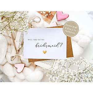 Joli Coon Will you be my bridesmaid card with luxury envelope and wax seal - Bridesmaid proposal cards