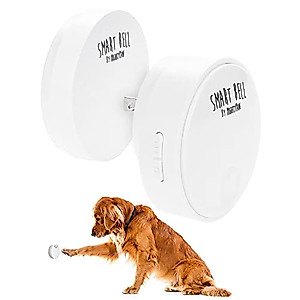 Mighty Paw Smart Bell 2.0 Dog Doorbells for Potty Training | Wireless Electronic Dog Bell for Door Potty Training. Pet Communication Potty Bells for Dogs. Light Press Button Dog Bell (1 Activator)