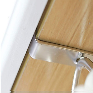 Kakuru Coffee Mug Organizer. Mug Rack Hanger, 4 Hooks Under Cabinet, 2 PCS Stainless Steel, Best Choice for Space Saving