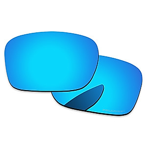PapaViva Replacement Lenses for Oakley Holbrook XL OO9417 Sunglass Ice Blue Polarized
