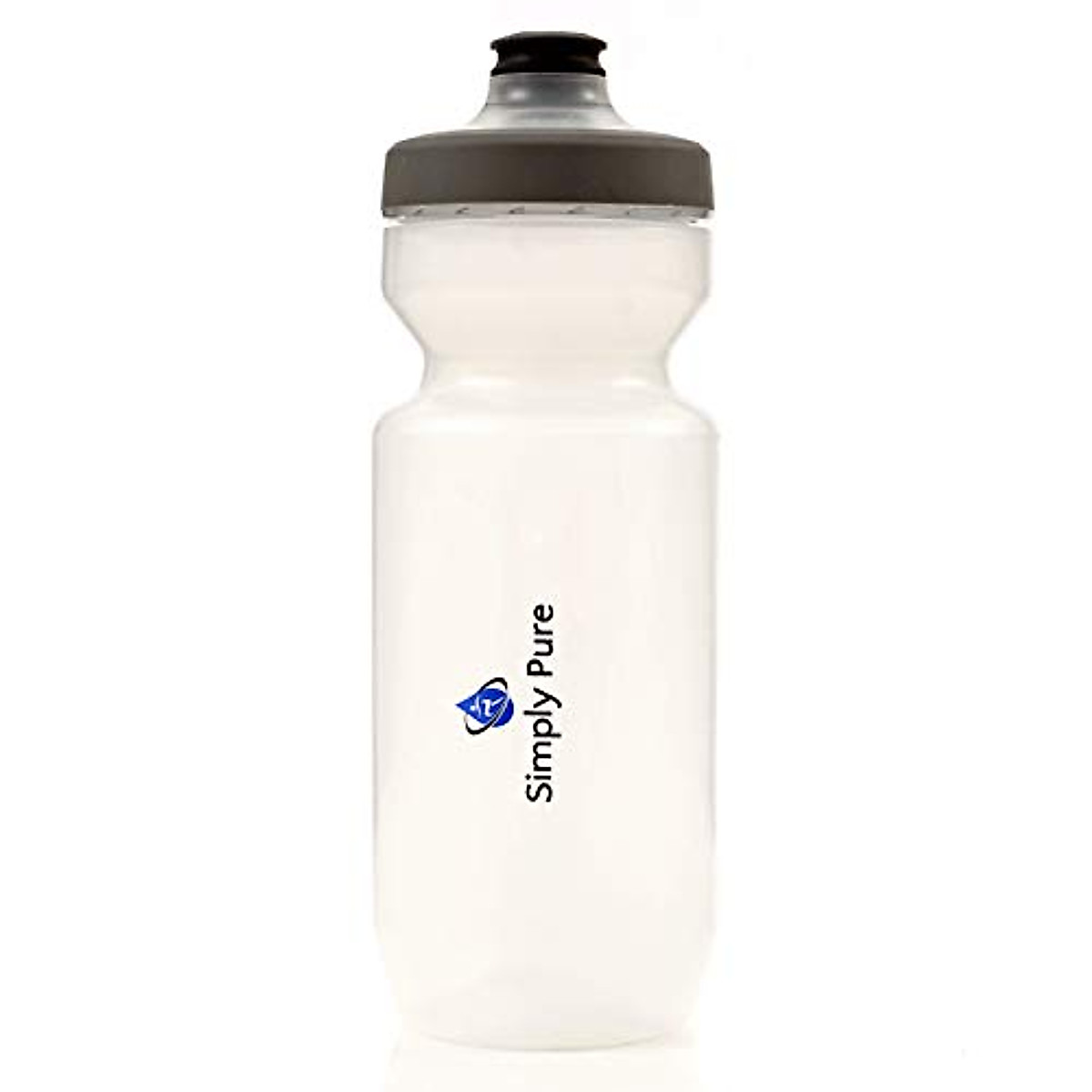 Simply Pure Purist 22 Oz BPA-Free Water Bottle by Specialized Bikes (Watergate Cap) - Clear