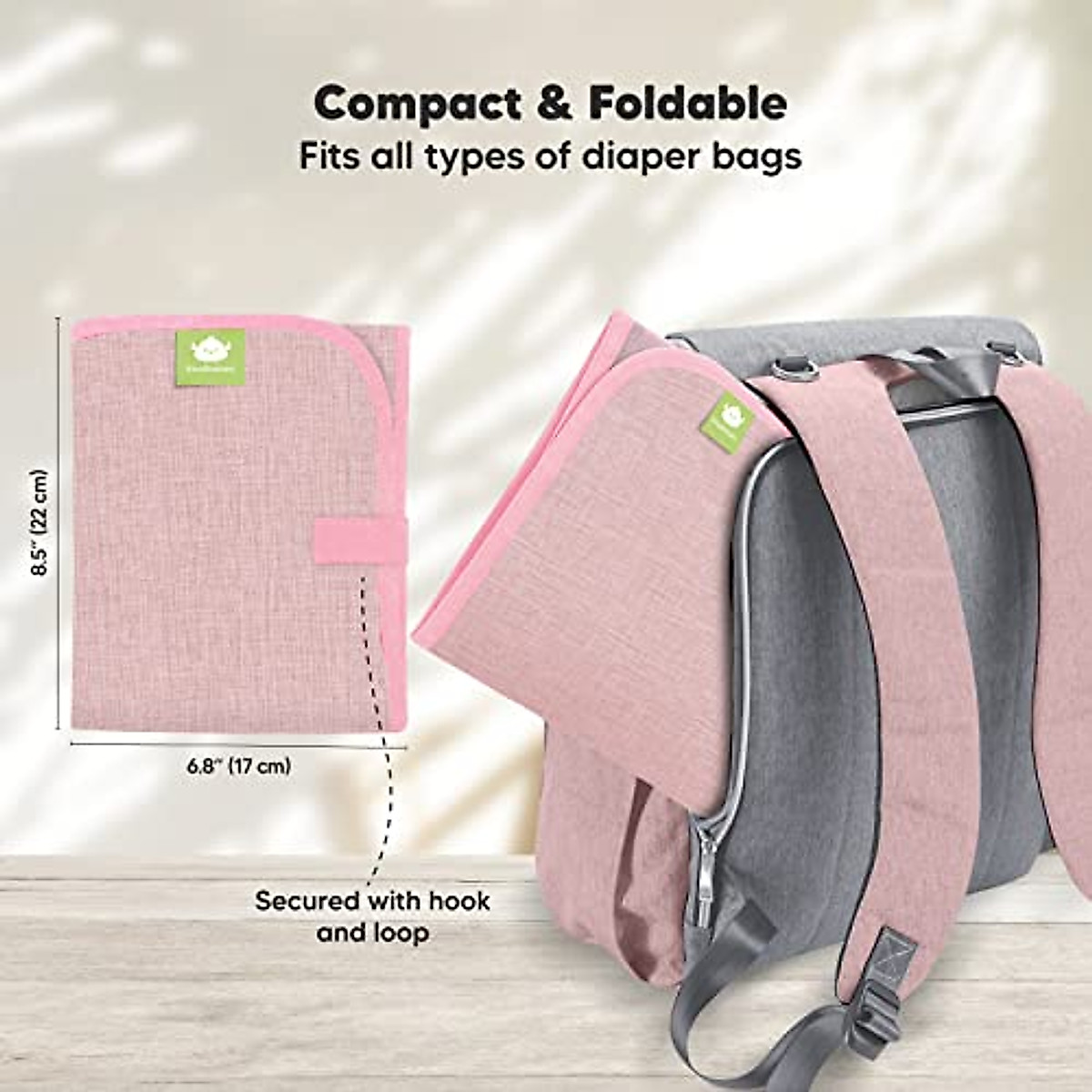 KeaBabies Car Seat Covers for Babies and Portable Diaper Changing Pad - Nursing Cover - Waterproof Foldable Baby Changing Mat - Baby Car Seat Cover - Travel Diaper Change Mat - Nursing Covers