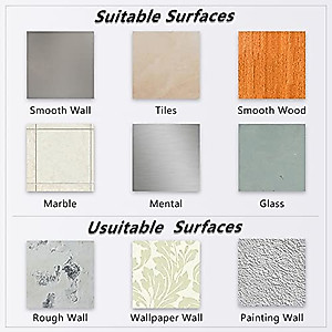 Sturdy Adhesive Hooks Heavy Duty Shower Hooks Waterproof Stainless Steel Hooks for Hanging Coat, Hat Towel Robe Hook, No Drilling, Rack Wall Mount Bathroom,Bedroom and Kitchen 4 Pack by KCTEX (S)