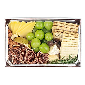 Restaurantware Matsuri Vision 8 x 5 x 1.5 Inch Medium Sushi Trays 100 Greaseproof Sushi Packaging Boxes - Lids Sold Separately Disposable Wood Grain Paper Sushi Containers For Entrees Or Snacks