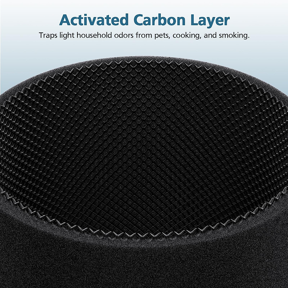 2 Pack AC300 True HEPA Replacement Fil-ter, Compatible with Purivortex AC300 Air Puri-fiers, 3 Stages H13 True HEPA Filter, White