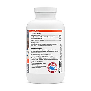 Nutramax Cosequin Maximum Strength Joint Health Supplement for Dogs - With Glucosamine, Chondroitin, and MSM, 250 Chewable Tablets