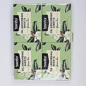 Teenitor 800 Counts Natural Green Tea Oil Control Film, Oil Absorbing Sheets for Oily Skin Care, Blotting Paper