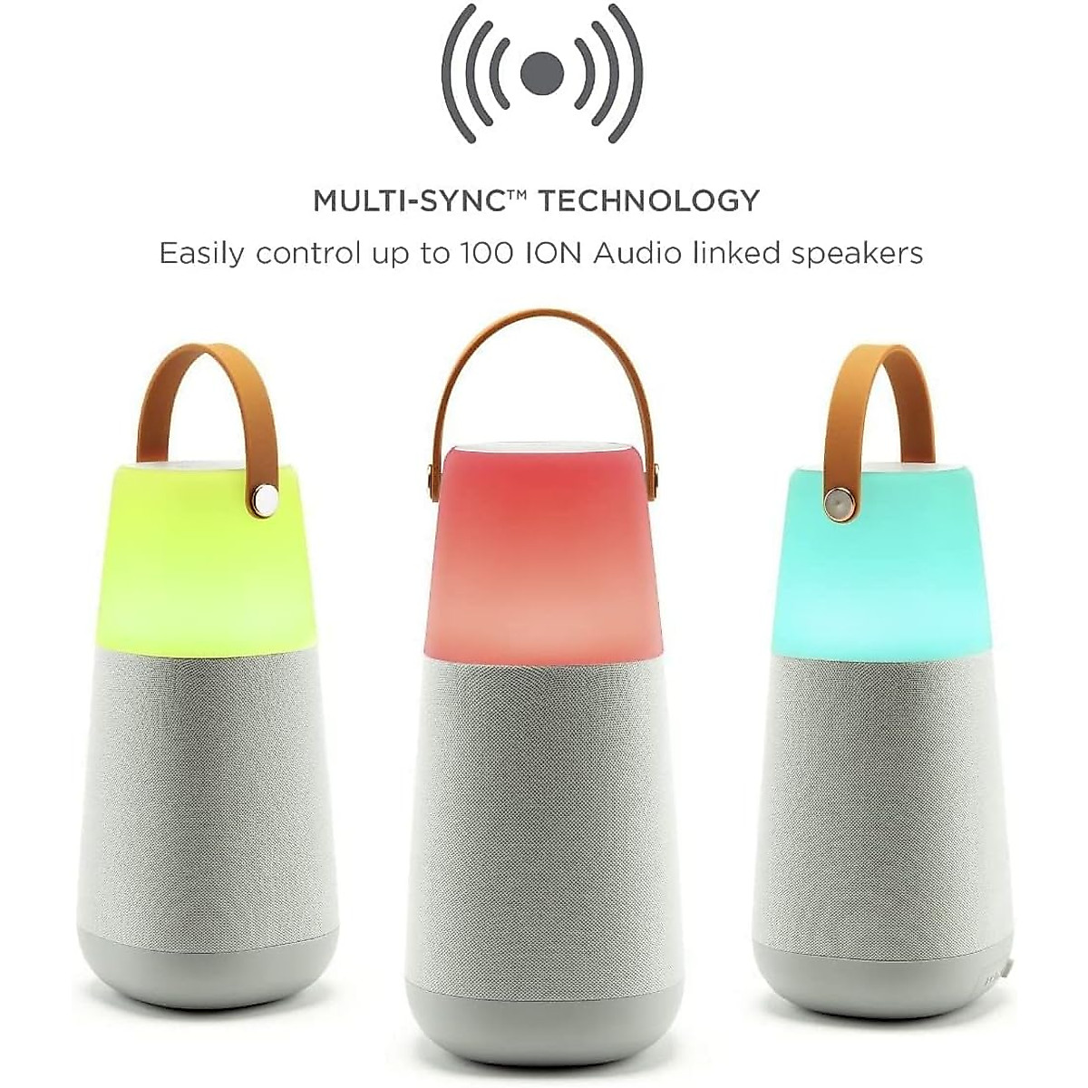 Ion Audio Bright Max Indoor/Outdoor 360 Degree Bluetooth Speaker (Renewed)