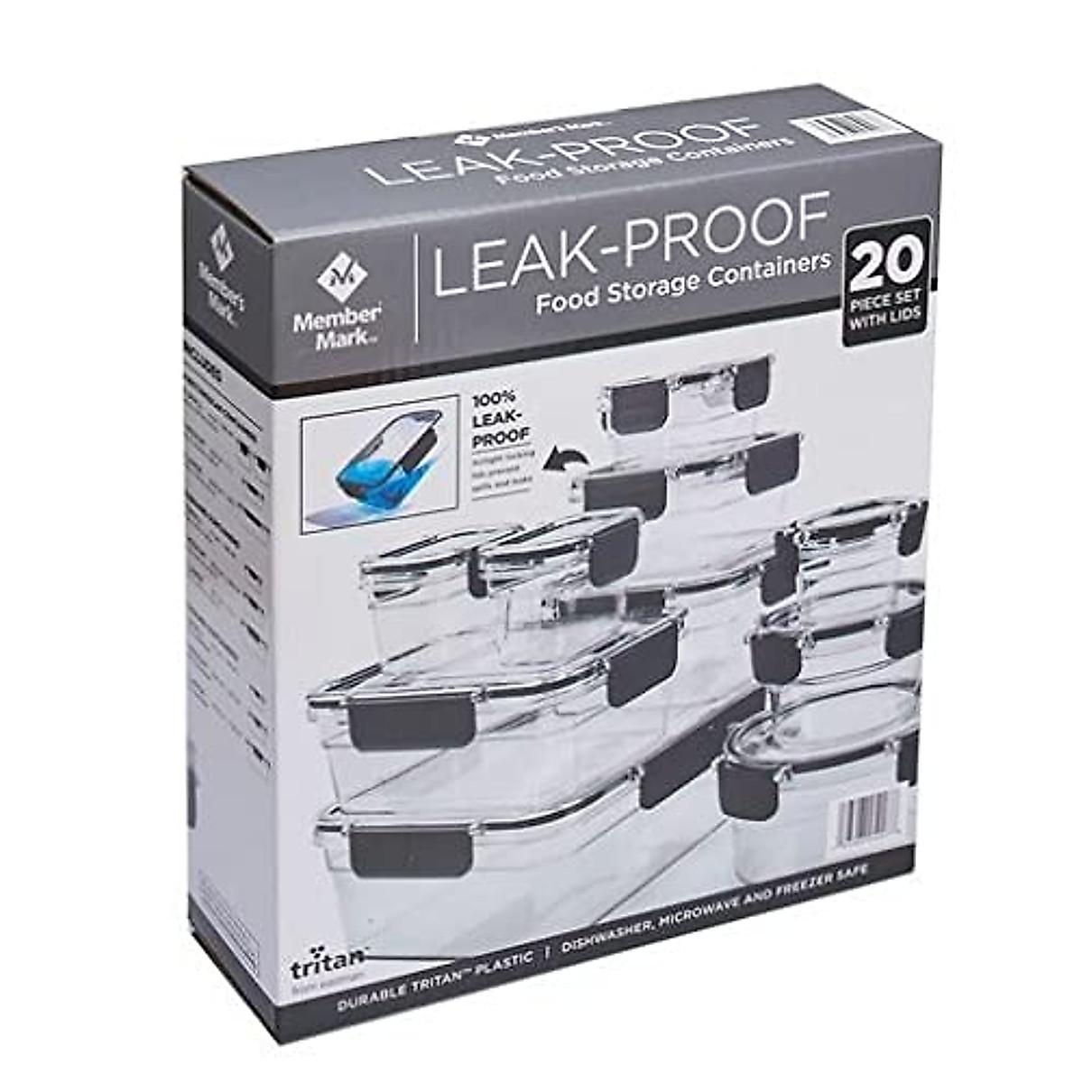 Members Mark 20-Piece Tritan Food Storage Set