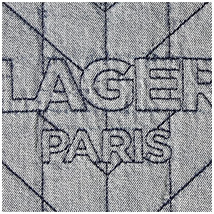 Karl Lagerfeld Paris womens Agyness Quilted Flap Crossbody, Blue Denim Maybelle Slg, One Size US