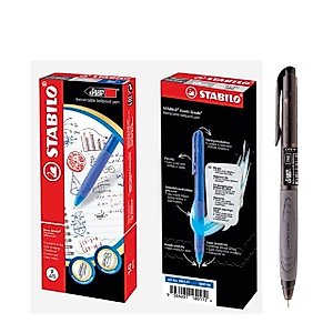STABILO Exam Grade 388 Retractable Ballpoint Pen 0.7mm (Black)