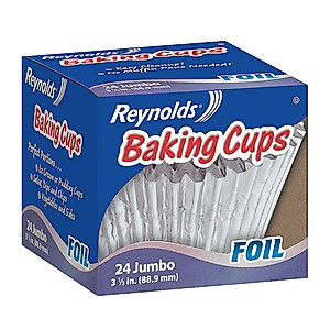 Reynolds Jumbo Foil Cupcake Liners, 24 Count (Pack of 12), 268 Total