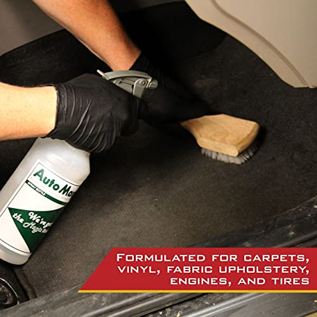 Auto Magic Red Hot All-Purpose Cleaner - Heavy-Duty Cleaner for Interior and Exterior - 128 Fl Oz