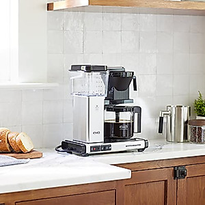 Technivorm Moccamaster 53941 KBGV Select 10-Cup Coffee Maker, Polished Silver, 40 ounce, 1.25l