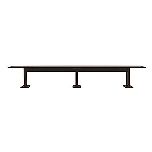 Safco Products Safco 144" Rectangle Conference Table - Textured Driftwood - Sterling Series