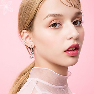 Cat Earrings Gifts for Women Sterling Silver Cute Animals Filigree Cats Dangle Earrings Jewelry Gifts for Girls